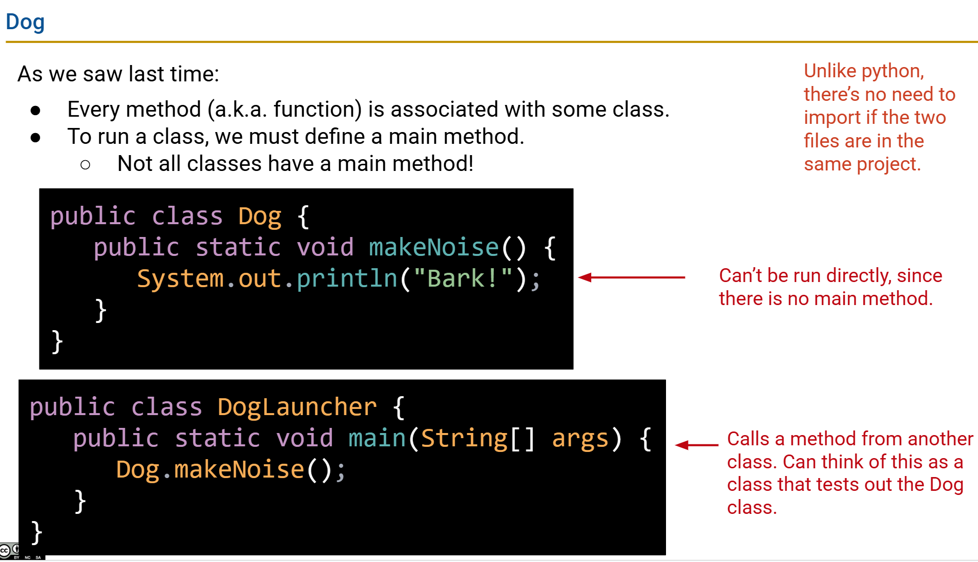 Lecture 02 Defining and Using Classes